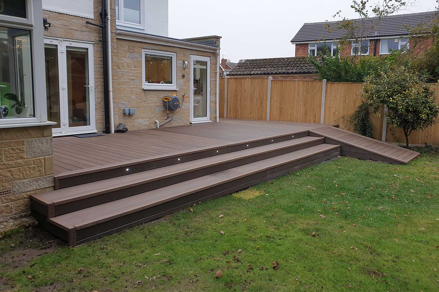 Large Composite Decking Installation York - Adhochandyman York